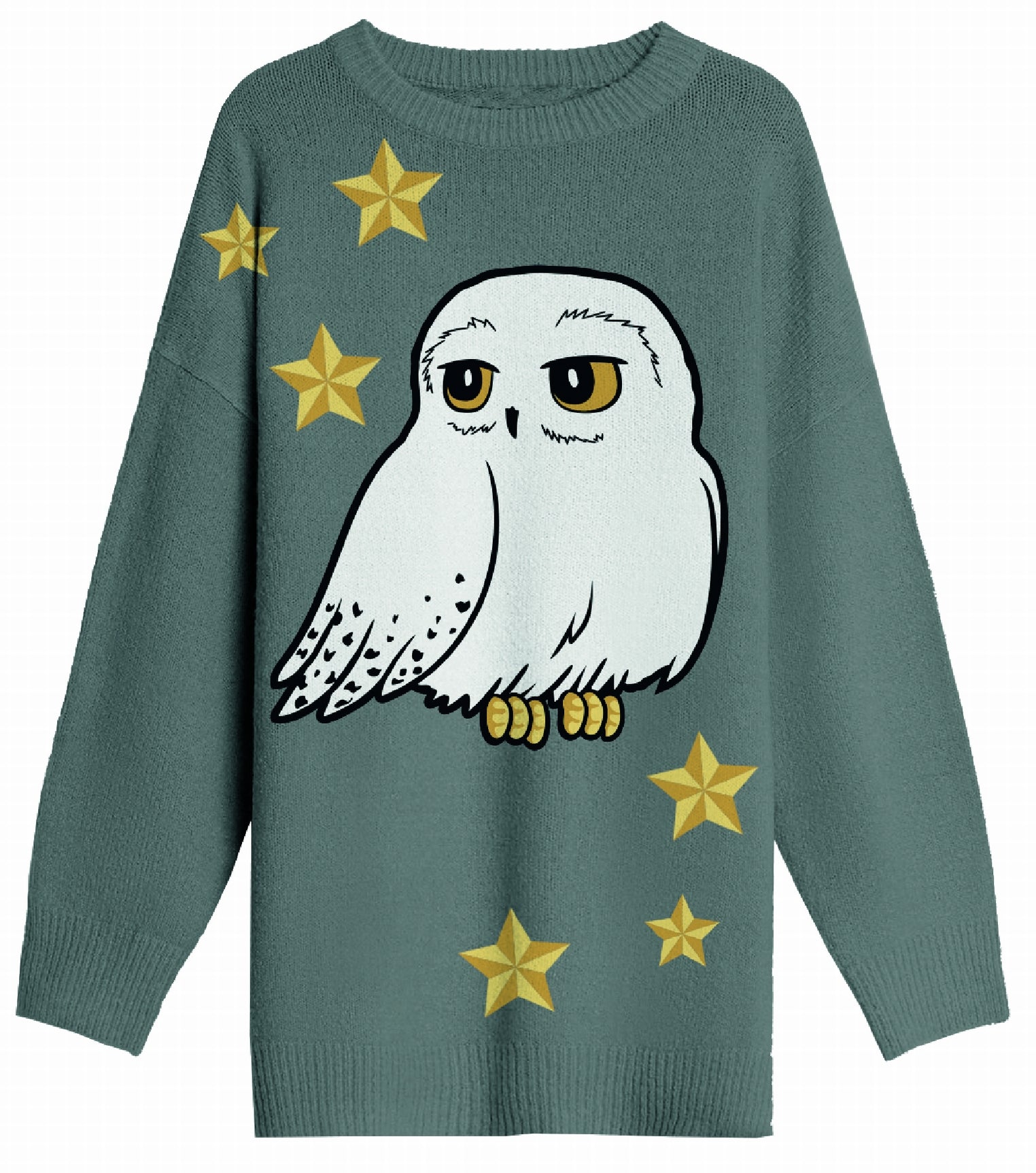 Harry Potter Hedwig Star Christmas Sweater Women Cotton Division ...